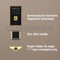 China Double Compartment Jewelry Safe with Biometric Fingerprint Lock Anti-Pry Security for Home, Hotel & Bedroom for sale