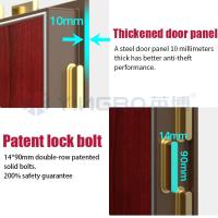 China Double Compartment Jewelry Safe with Biometric Fingerprint Lock Anti-Pry Security for Home, Hotel & Bedroom for sale