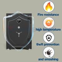 China Good Safe Box With Fingerprint Lock Solid Steel Anti Theft Fire Proof Safe Box 2 Hour Fireproof Safe for sale