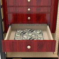 China Electronic Jewelry Safe Box With Biometric Fingerprint Lock For Retailers Distributors for sale