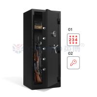 China Large Gun Secure Box Gun Safe Box Protect Firearms Fire Resistant Anti Pry Safe Box for sale
