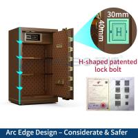 China Stainless Steel Lock Safe Home Safe Box Zinc Alloy Lock Body Emergency Mechanical Key for sale