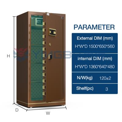 China Durable Finish Security Home Safe Box OEM And ODM Brand Customization Dual Power Home Safe for sale