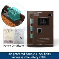 China Jewelry Safe Box For Home Home Safe Box Hidden Safe Box Anti Theft Fingerprint Lock for sale