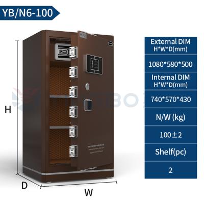 China Anti Theft Fingerprint Lock Best Home Safe Combination Lock Home Safe Large Capacity for sale