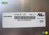 China G154IJE - L02 Innolux lcd display repair with 1280*800 WXGA Resolution for sale