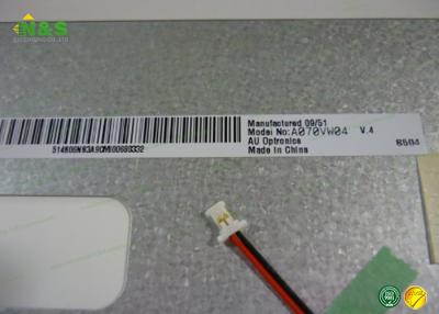 China Normally White A070VW04 V4 AUO LCD Panel / Portable DVD player 7 lcd screen for sale