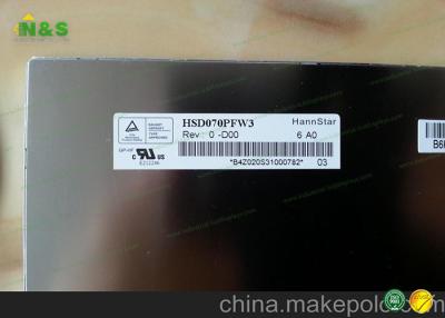 China HSD070PFW3-D00       HannStar   	7.0 inch Normally White with  	167.25×104.65×3 mm for sale