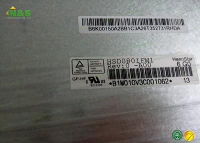 China HSD080IFW1- A00 8.0 inch lcd advertising display with 176.64×99.36 mm Active Area for sale