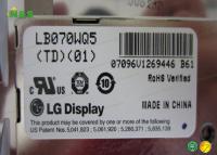 China LB070WQ5- TD01 LG LCD Panel , Automotive 7 lcd screen Normally White for sale
