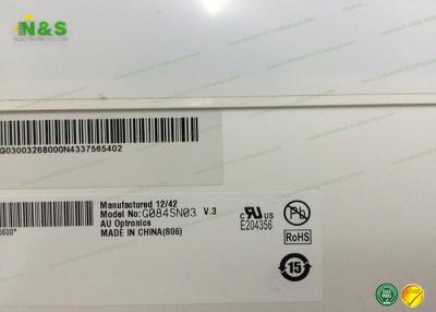 China Original 8.4 inch 800*600 LED AUO LCD Panel Screen G084SN03 V3 Hard coating for sale