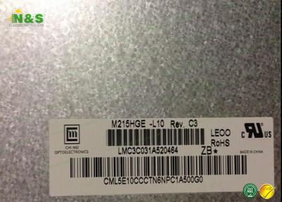 China 21.5 Inch M215HGE-L10 Innolux LCD Panel Landscape type with 476.64×268.11 mm for sale