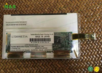 China LTD056ET3A TOSHIBA industrial lcd screen 1024×600 300 with 122.88×72 mm Active Area for sale