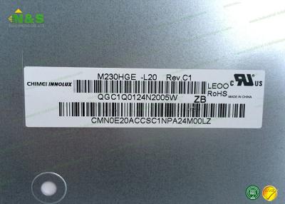 China Normally White M230HGE-L20  23.0 inch Innolux LCD Panel Landscape type with 509.184×286.416 mm for sale