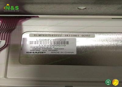 China LQ084V3DG02  640×480  400  600:1 	262K WLED TTL Sharp LCD Panel for sale