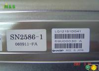 China 370 Cd / m2 sharp replacement lcd panel Screen Display LQ121S1DG41 12.1