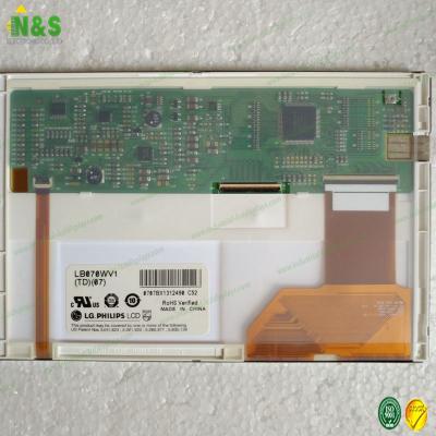 China Industrial LG LCD Panel LB070WV1-TD07 7.0 Inch 800×480 Resolution Frequency 60Hz for sale