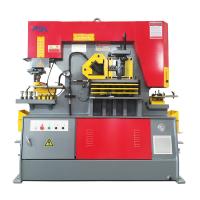 China 250 Ton Ironworker Hydraulic Press Hydraulic Punch And Shear Machine Q35Y-50 for sale