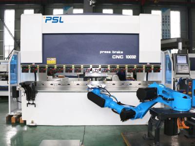 China 110t 3200 CNC Hydraulic Press Brake With Robot stainless Sheet Metal Panel Bending for sale