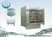China Automatic Hinge Door Medical Waste Autoclave Steam Sterilizer With Touch Screen PLC System for sale