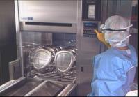 China Hospital CSSD High Temperature High Presure Steam Sterilizer Pass Thru Door for sale