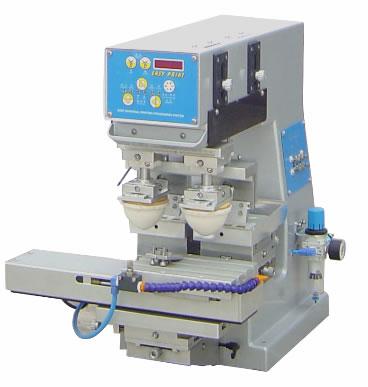 China Two Colors Tabletop Pad Printer with Shuttle for sale