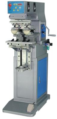 China One Color Ink Tray Pad Printing Machine with Two Heads for sale