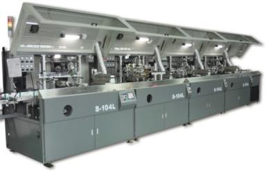 China 4 Color Fully Automatic UV Screen Printing Machine for sale