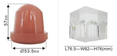 China Cylindrical Rubber Pads and Moulds for sale