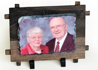 China Sublimation Photo Slate with Frame for sale