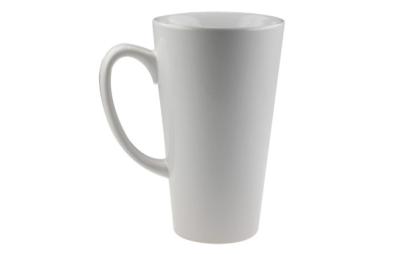 China 17oz Subimation Whit Ceramic Conic Mug for sale