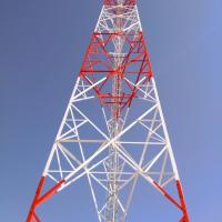China Hot Dip Galvanized Self Supporting Radio Tower 5km Wifi Gsm Phone Satellite Microwave Radio Tower for sale