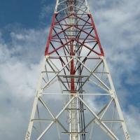 China Hot Dip Galvanized Self Supporting Radio Tower 5km Wifi Gsm Phone Satellite Microwave Radio Tower for sale
