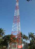 China Self Supporting Internet 5G Telecommunication Antenna 3 Legged Angular Steel Tower for sale