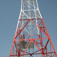 China Mobile Wifi Network 4G 5G Gsm Radio Signal 4 Leg Angle Steel Telecom Tower Telecommunication for sale