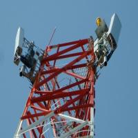 China Satellite Televisions Microwave Signal Radio Steel Structure Tower Wireless Communications Mast 3 Legged Angular Steel Tower for sale