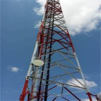 China 30m Galvanized Steel Single Mast Communication Antenna Mono  Poles Cell Phone Radios Monopole Tower for sale