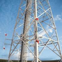 China Frame Structure Bolt Ladder 4 Leg Tower Lattice 5-200M Height for sale