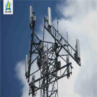 China Telecommunication Antenna Mast Tower 3 Legs / 4 Legs Tubular Self Standing Antenna Tower for sale