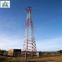 China Telecommunication Antenna Mast Tower 3 Legs / 4 Legs Tubular Self Standing Antenna Tower for sale