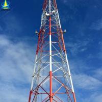 China 15M 20M 30M 45M 50M 3/4 Legged Tubular Communications Antenna Mast Angular Steel Tower for sale