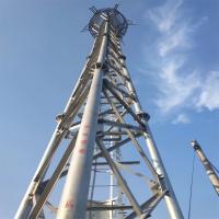 China Galvanized 4g Wireless Gsm Telecom Microwave Antenna Radio Tube Steel Triangular Towers for sale