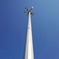 China Communication 20 30 40 M Self Supporting Antenna Mast 4G 5G Wifi Monopole Telecom Tower for sale