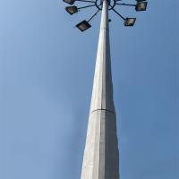 China Steel 20 Meter Gsm Monopole Steel Tower Communication Tower For Sale Q345B/A572 for sale