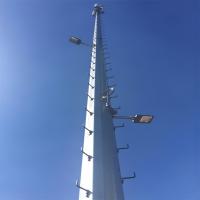China Steel 20 Meter Gsm Monopole Steel Tower Communication Tower For Sale Q345B/A572 for sale