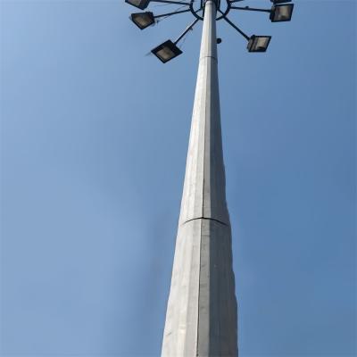 China Iso 1461 15 20 30 40 50 M Meters 4G 5G Stand Cell Signal Pole Climbing Ladder Self SupportingB Monopole Antenna Tower for sale