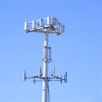 China Round Pole Gsm Monopole Communication Tower 20m for sale
