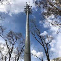 China Antenna Pole Mount Mast Telecom Monopole Tower 9m 10m 12m 15m 18m 20m 22m 24m 25m 27m 28m 30m for sale