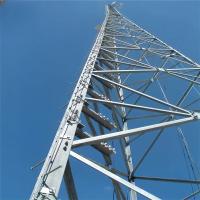 China Professional Drawing Triangular Antenna Tower Radome Material Telecom Lattice Steel Towers for sale