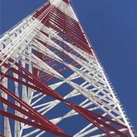 China 45 Meter Angle Steel Lattice Self Supporting Antenna Tower Provider 4g 5g Towers for sale